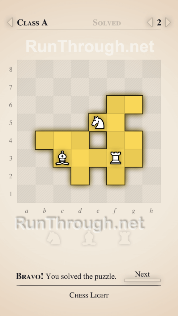 Chess Light Walkthrough Class A Level 2 - RunThrough