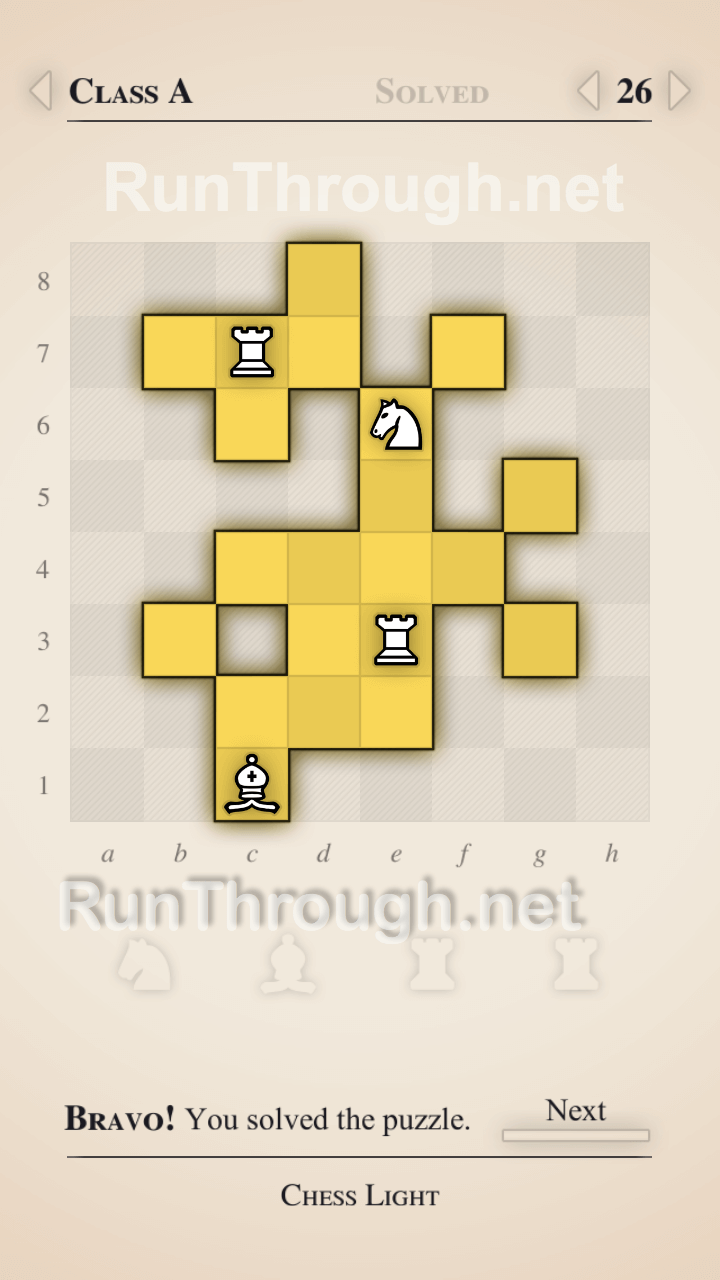 Chess Light Walkthrough Class A Levels 21-40 - RunThrough