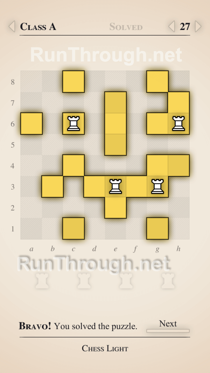 Chess Light Walkthrough Class A Levels 21-40 - RunThrough