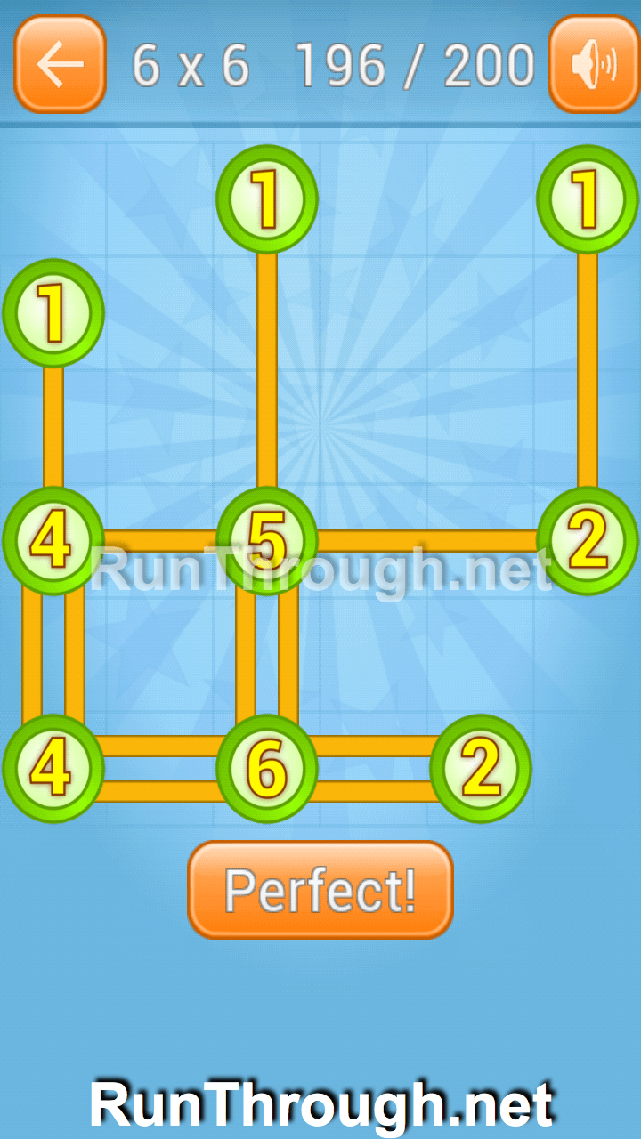 Linky Dots Walkthrough 6x6 Levels 181-200 - RunThrough