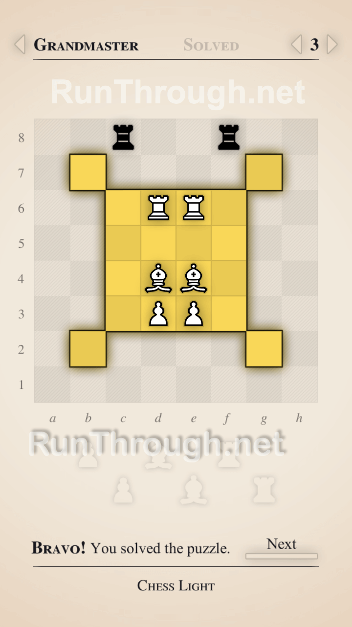 Chess Light Walkthrough GrandMaster Level 3 - RunThrough