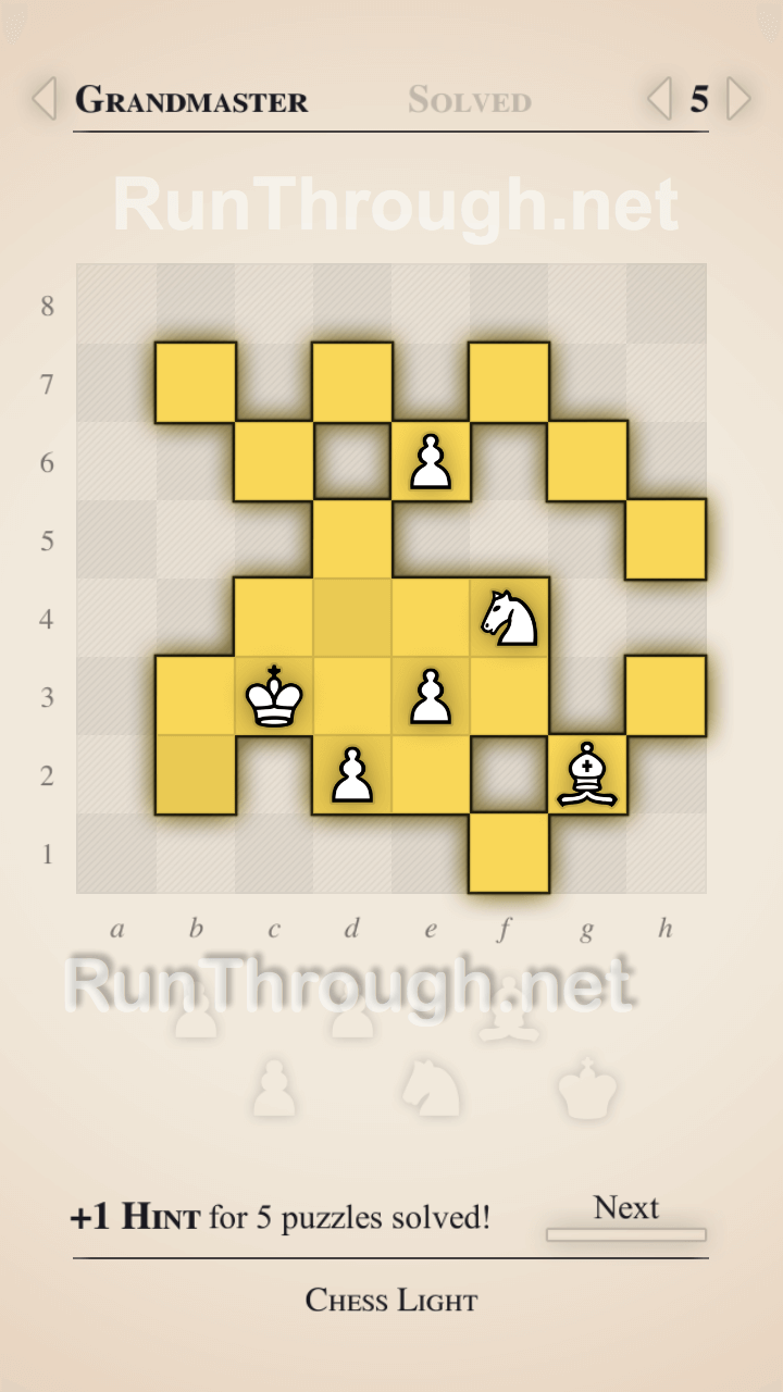 Chess Light Walkthrough GrandMaster Level 5 - RunThrough