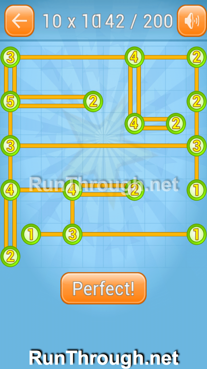 Linky Dots 10x10 Walkthrough level 142 - RunThrough